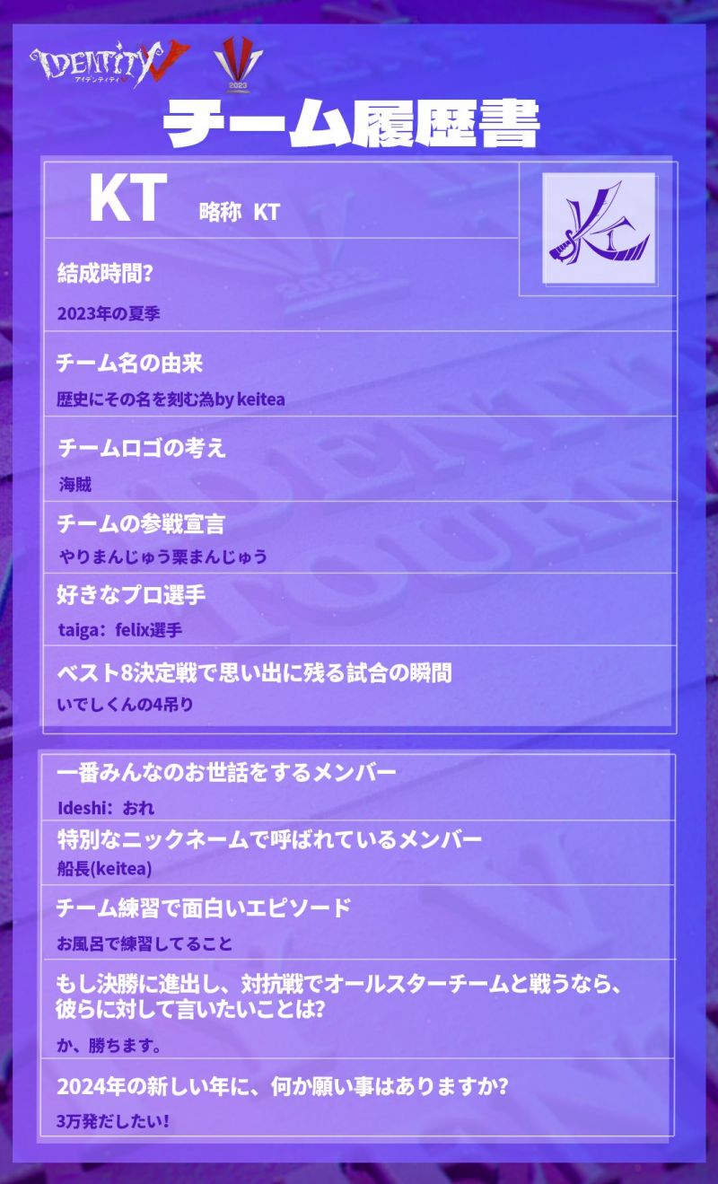 KT/采访 - 第五人格WIKI_BWIKI_哔哩哔哩