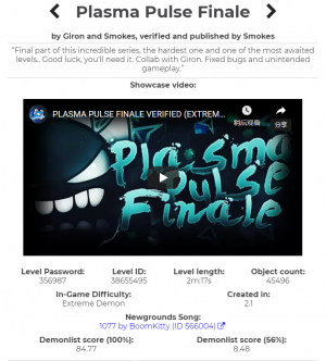 Pointercrate榜单 - 几何冲刺Wiki