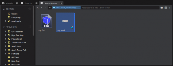 Uploading assets - S&boxWIKI_BWIKI_哔哩哔哩