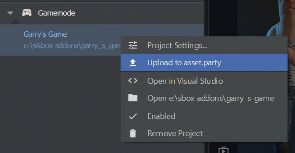 Uploading projects - S&boxWIKI_BWIKI_哔哩哔哩