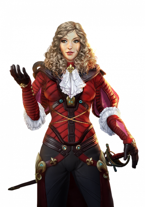 机师 Michelle Dubois（机甲 Raven）